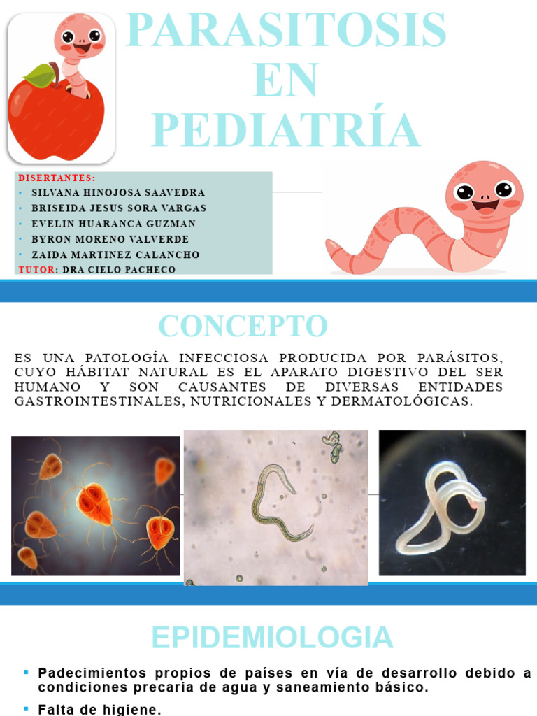 Parasitosis pediatría | PDF | Inmunología | Microbiología