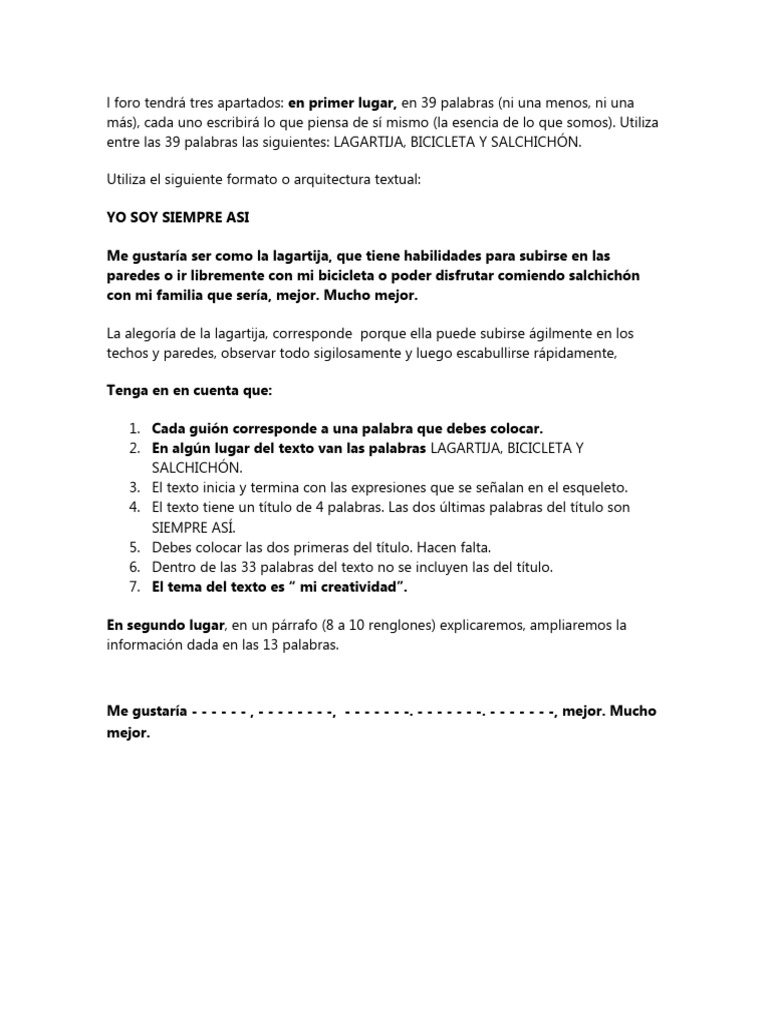 Foro I | PDF