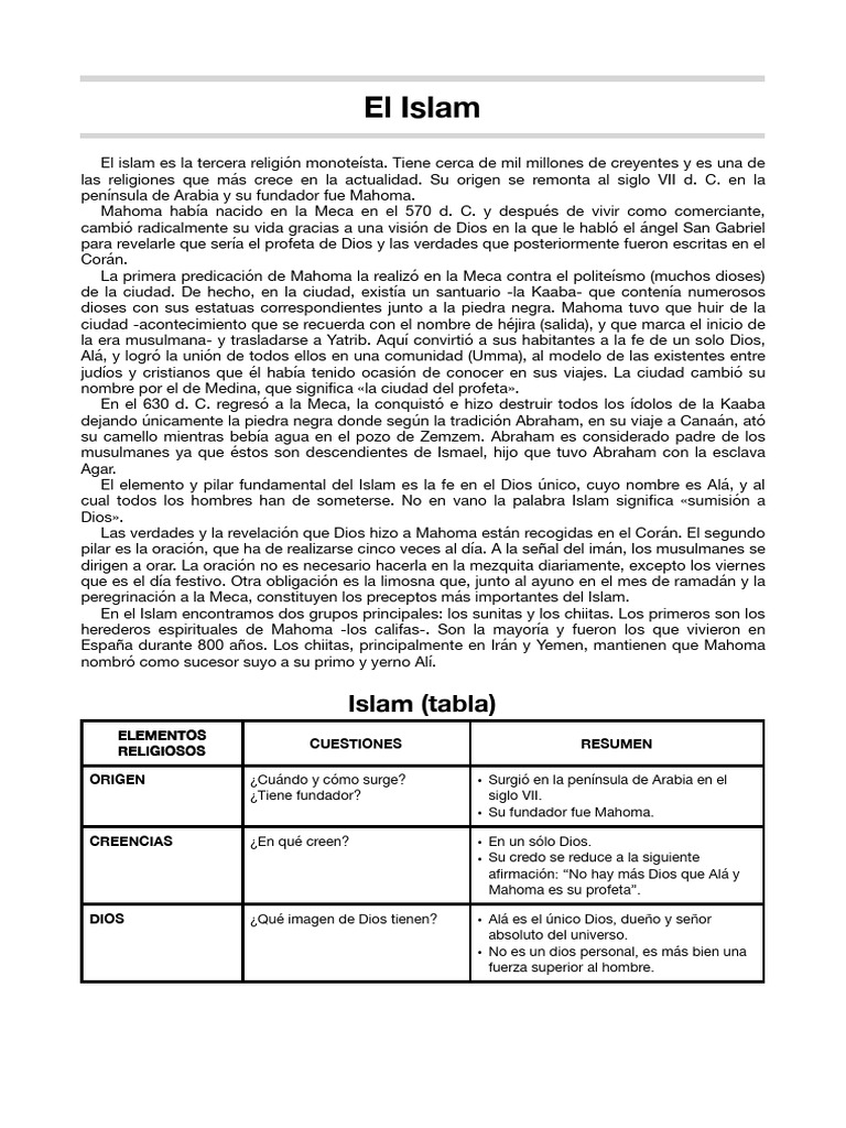 Islam | PDF | Mahoma | la meca