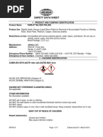 Calla 1452 Material Safety Data Sheet: Zip-Chem Products | PDF ...