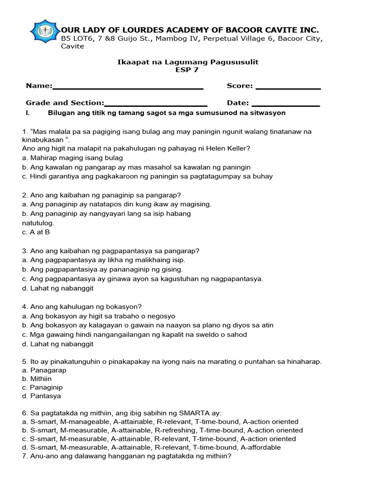 ESP 7 4th | PDF