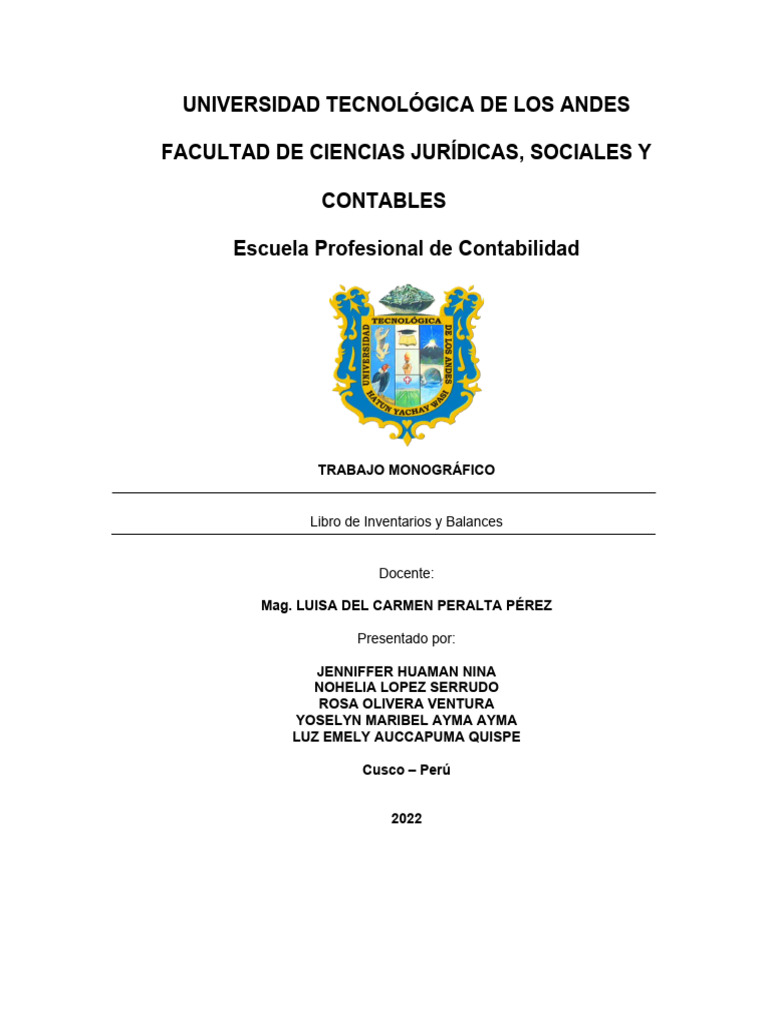 Libro de Inventarios y Balances.... | Descargar gratis PDF ...