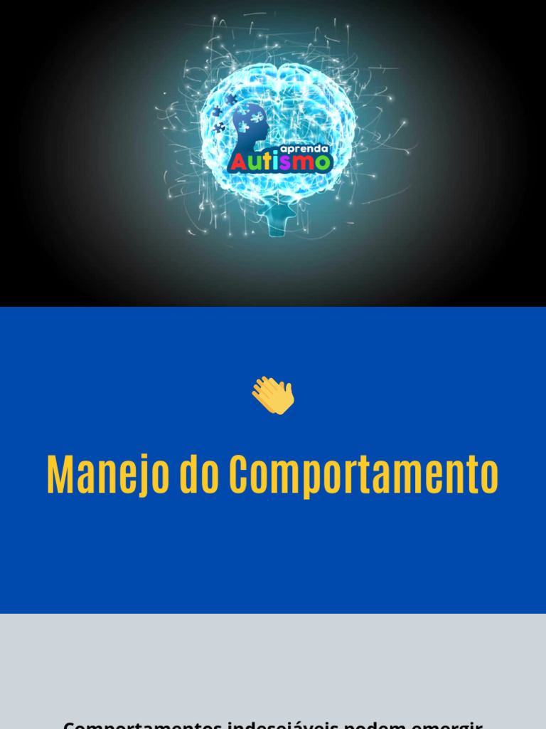Aula 4) Manejo Do Comportamento - ABA FÁCIL | PDF | Comportamento ...