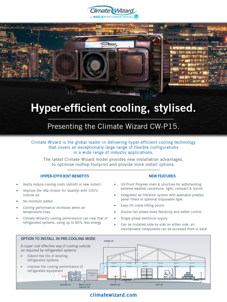 1 FT Climate Wizard CW-P15 | PDF | Air Conditioning | Temperature
