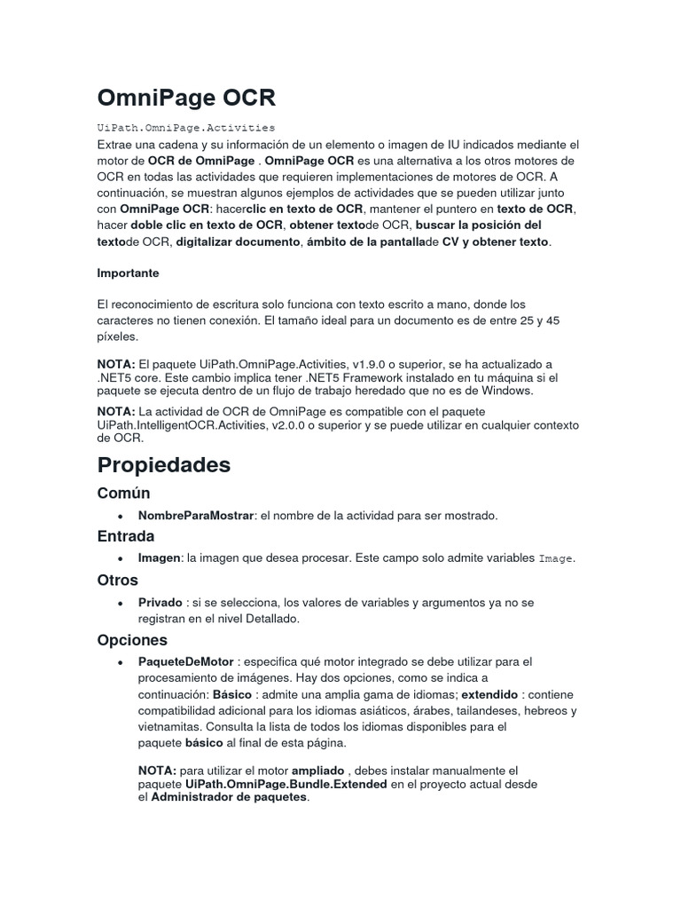 OmniPage OCR | PDF | Reconocimiento óptico de caracteres | Comunicación ...
