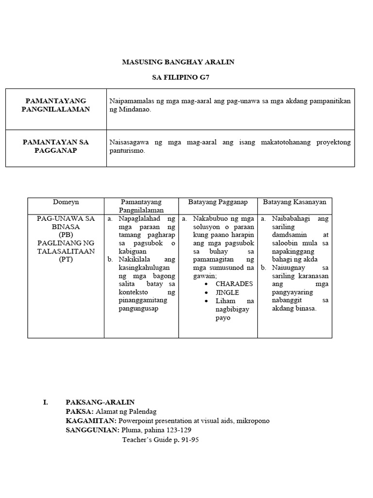 LP Alamat NG Palendag | PDF