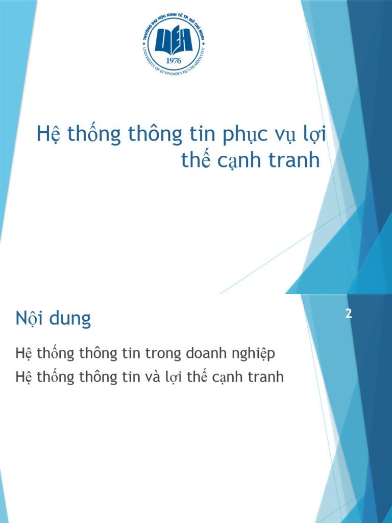 2 - HTTT Va Loi The Canh Tranh | PDF