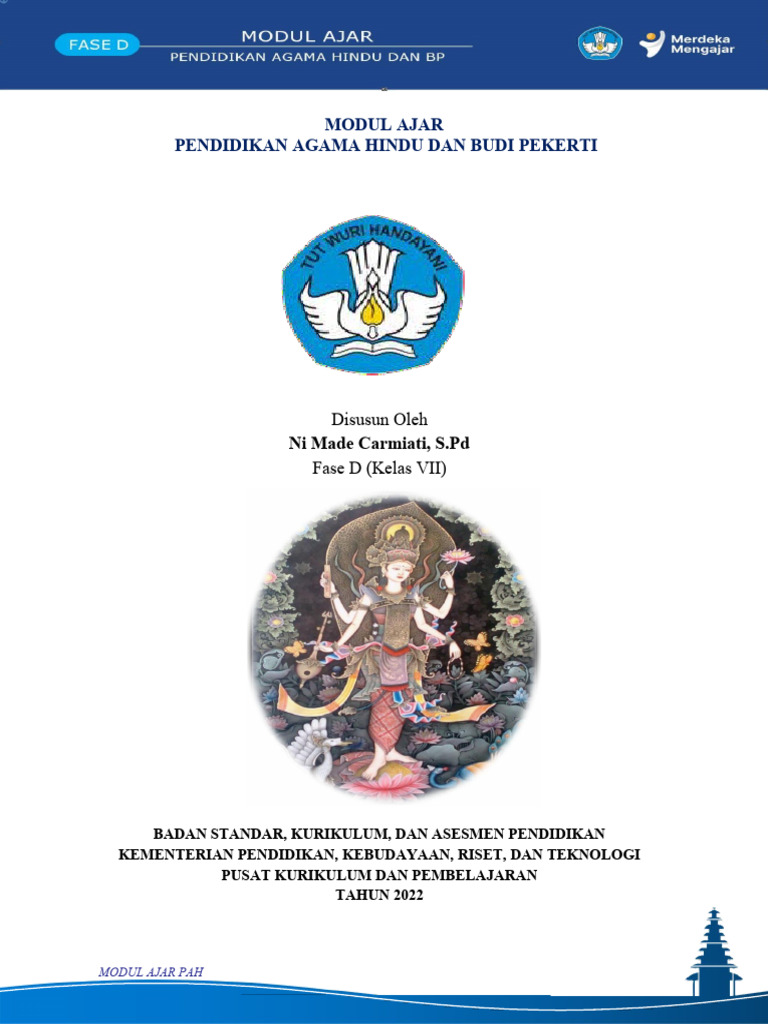 Modul Ajar Pendidikan Agama Hindu Dan Budi Pekerti - Atman Sebagai ...