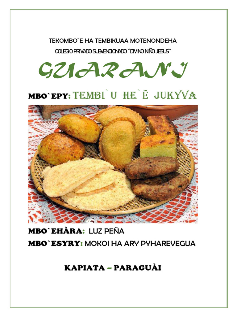 Guarani Tembi'u Jukyva2 | PDF