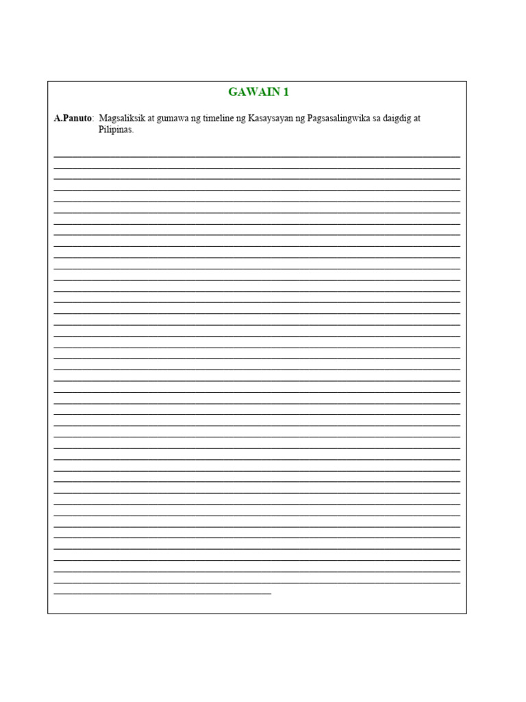 Gawain - 1-Pagsasalin | PDF