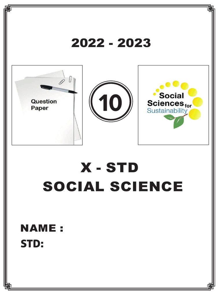 Namma Kalvi 10th Social Science One Word Worksheet em 215069 | PDF | Measures Of National Income ...