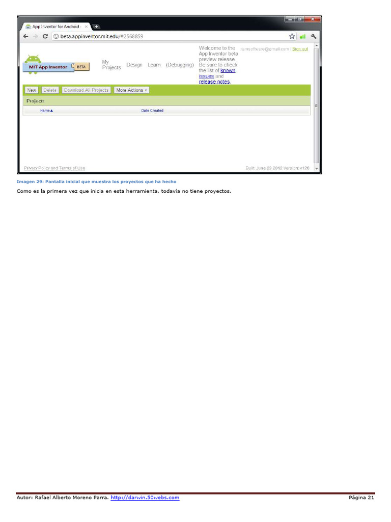Desarrollo para Android Usando Mit Appinventor - Page21,22,23, Etc | PDF | Informática | Software