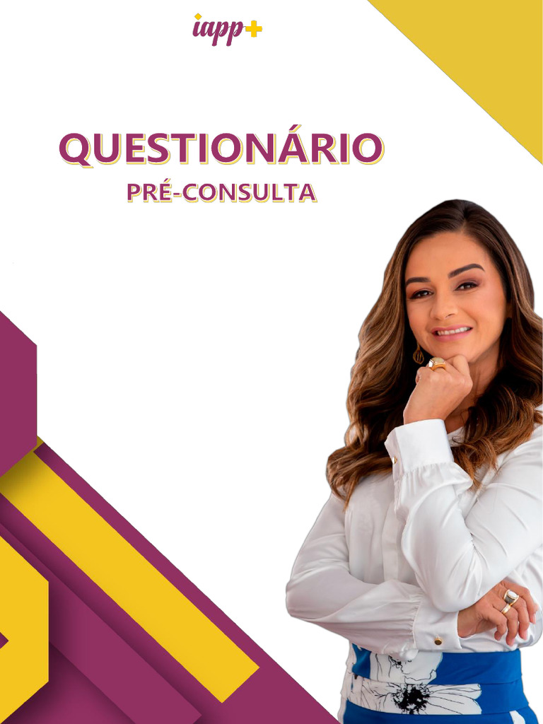 1 QUESTIONÁRIO PRE-CONSULTA Ana Paula Pujol | PDF | Dor | Indigestão