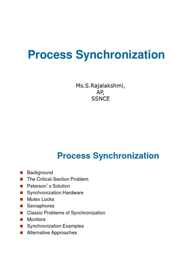 2-3-process sync (1) | PDF | Process (Computing) | Software Development