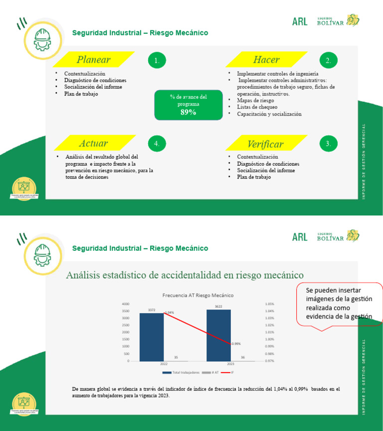 Ejemplo Plantilla Informe Gestión | PDF