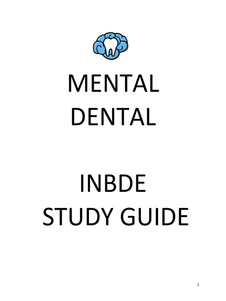 Mental Dental Study Guide | PDF | Dentin | Lymphoma