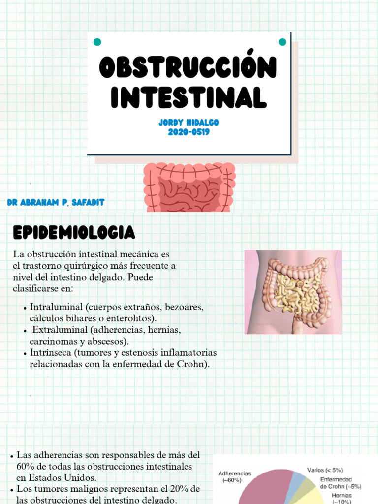 Obstruccion Intestinal | PDF | Especialidades Medicas | Medicina CLINICA
