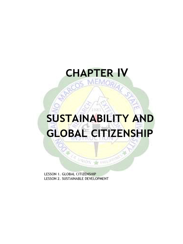 Sustainability and Global Citizenship | PDF | Sustainability ...