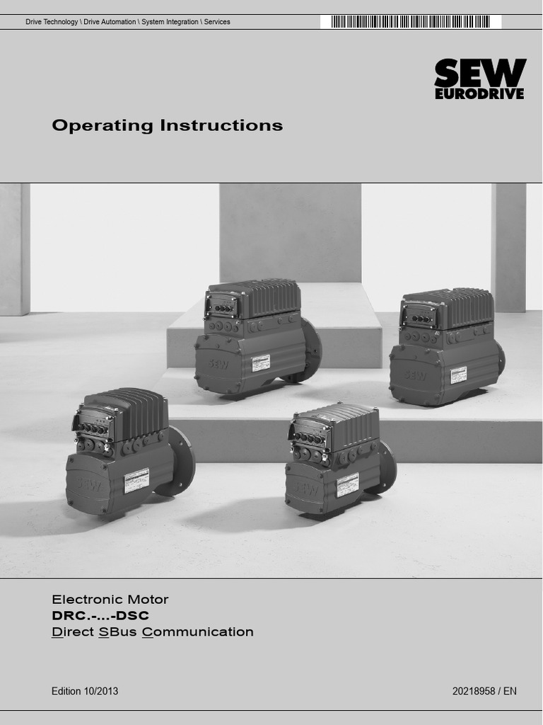 Operating Instructions: Electronic Motor Direct Sbus Communication | PDF