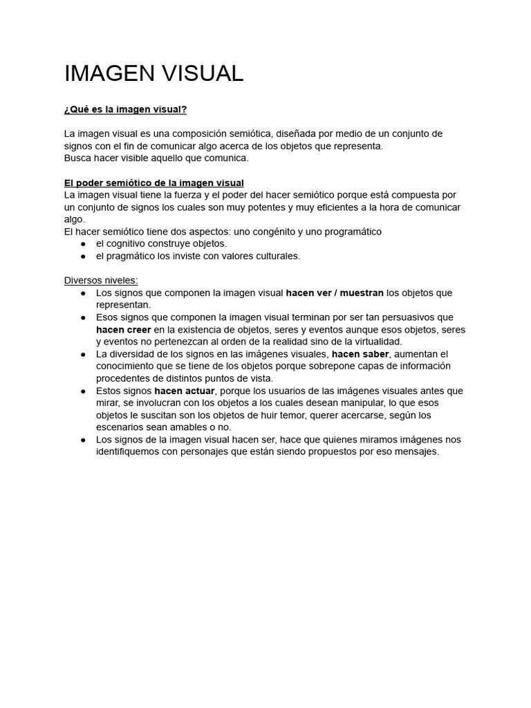 Clase 2 - Imagen Visual | PDF | Imagen | Semiótica