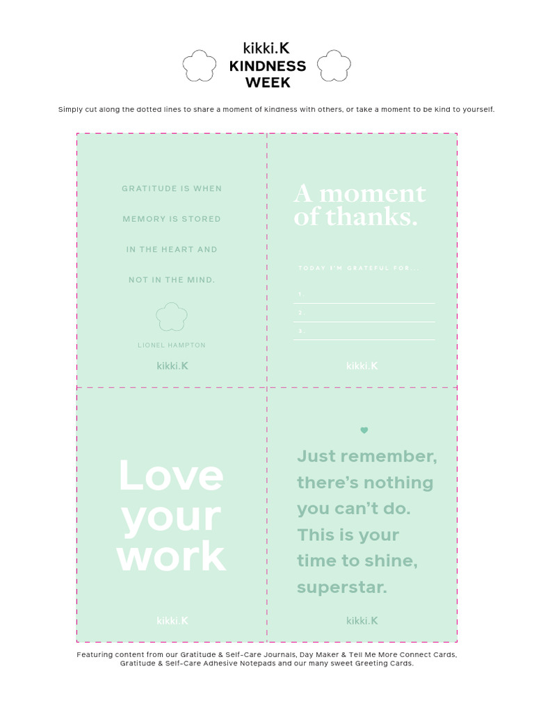 Gratitude & Self-Care Inspiration | PDF