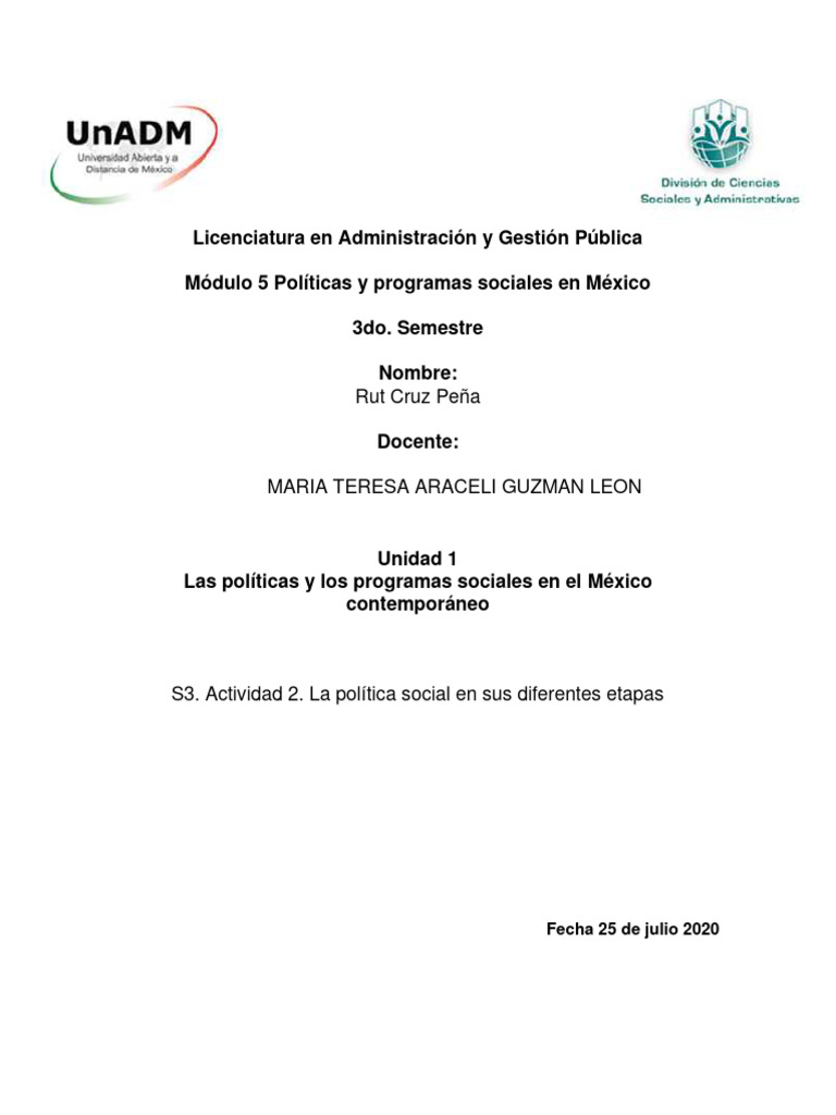 La Política Social en Sus Diferentes Etapas | PDF | Pobreza | Pobreza e ... La Política Social en Sus Diferentes Etapas | PDF | Pobreza | Pobreza e ...