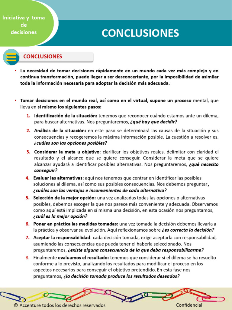 Conclusion Iytd | PDF | Crecimiento personal y profesional