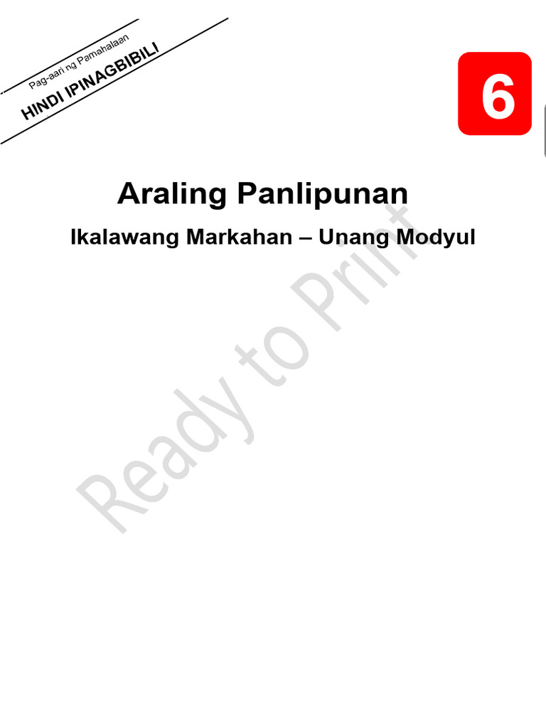 AP6 Q2 Mod1 PagbabagoSaLipunanSaPanahonNgMgaAmerikano v5 | PDF