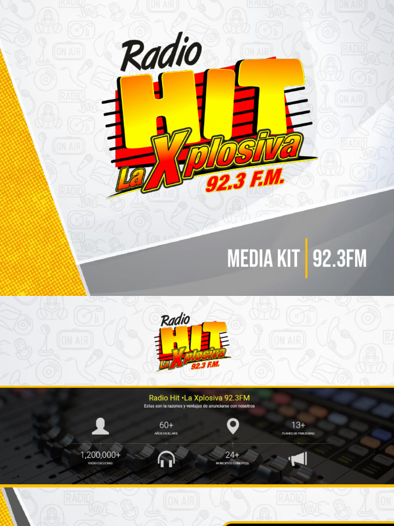 Media Kit Radio Hit | PDF | Medios de comunicación en masa