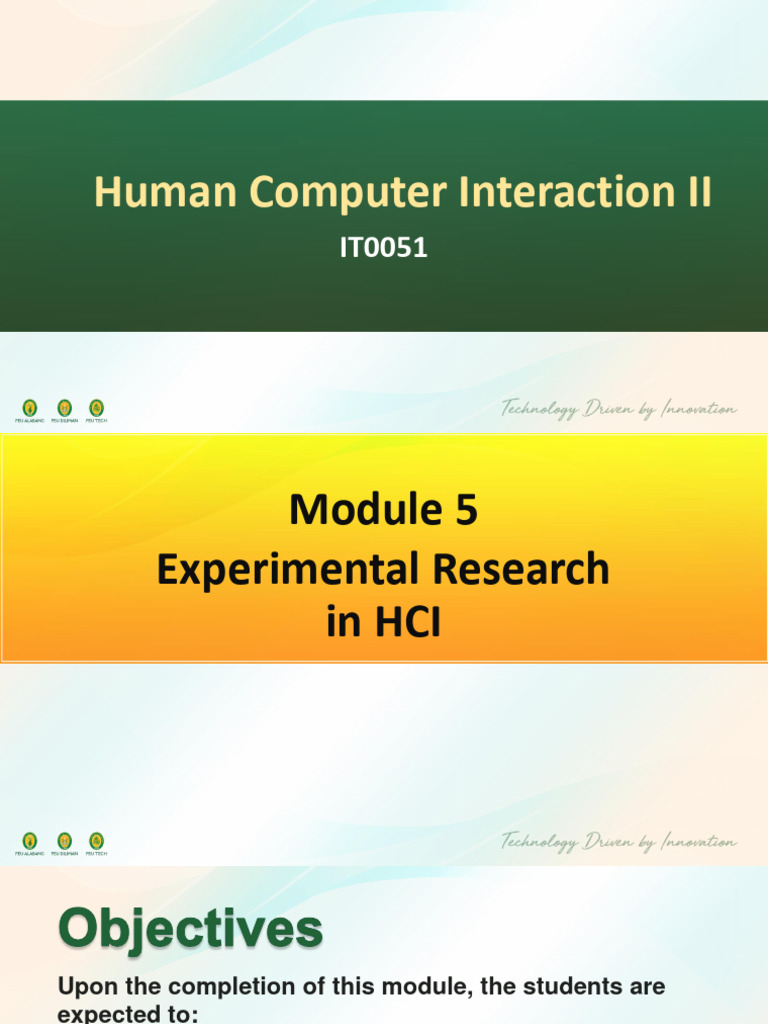 Experimental Research in HCI | PDF | Experiment | Hypothesis