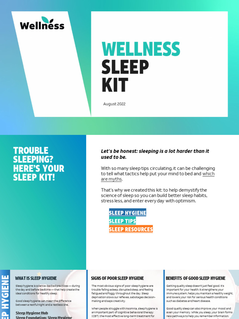 Sleep Resources - Aug22 - 0 | PDF | Sleep | Insomnia
