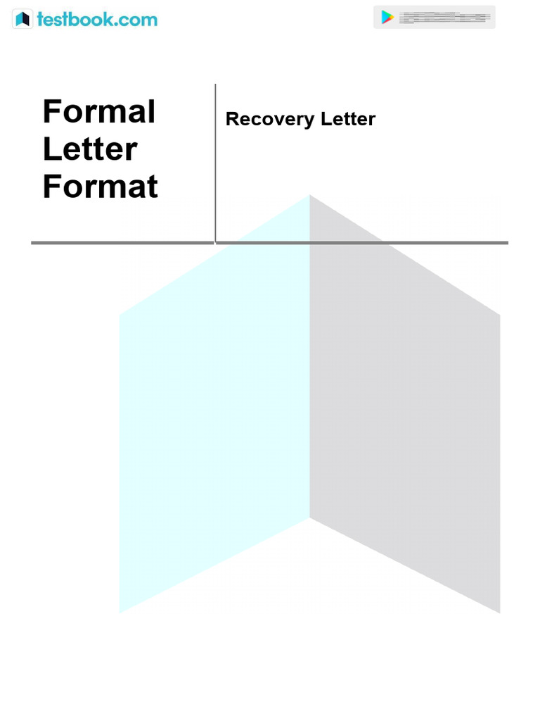 Recovery Letter - Docx B426408a | PDF