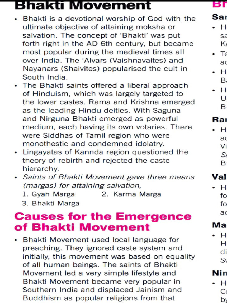 Bhakti Movement | PDF