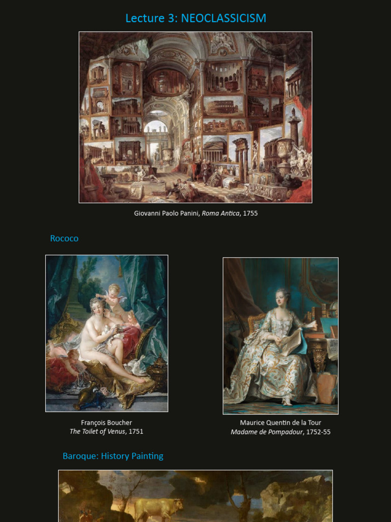 LECTURE 3_AD_NEO_CLASSICISME_07_10_20 | PDF | Paintings | Western Art