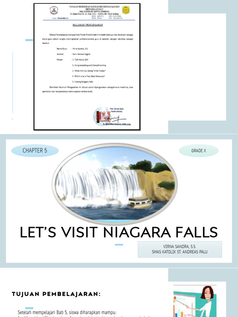 Visiting Niagara Falls | PDF
