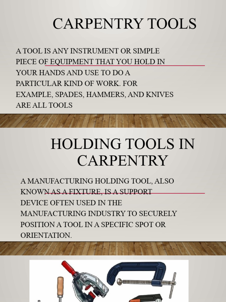 Carpentry PPPT 4 | PDF