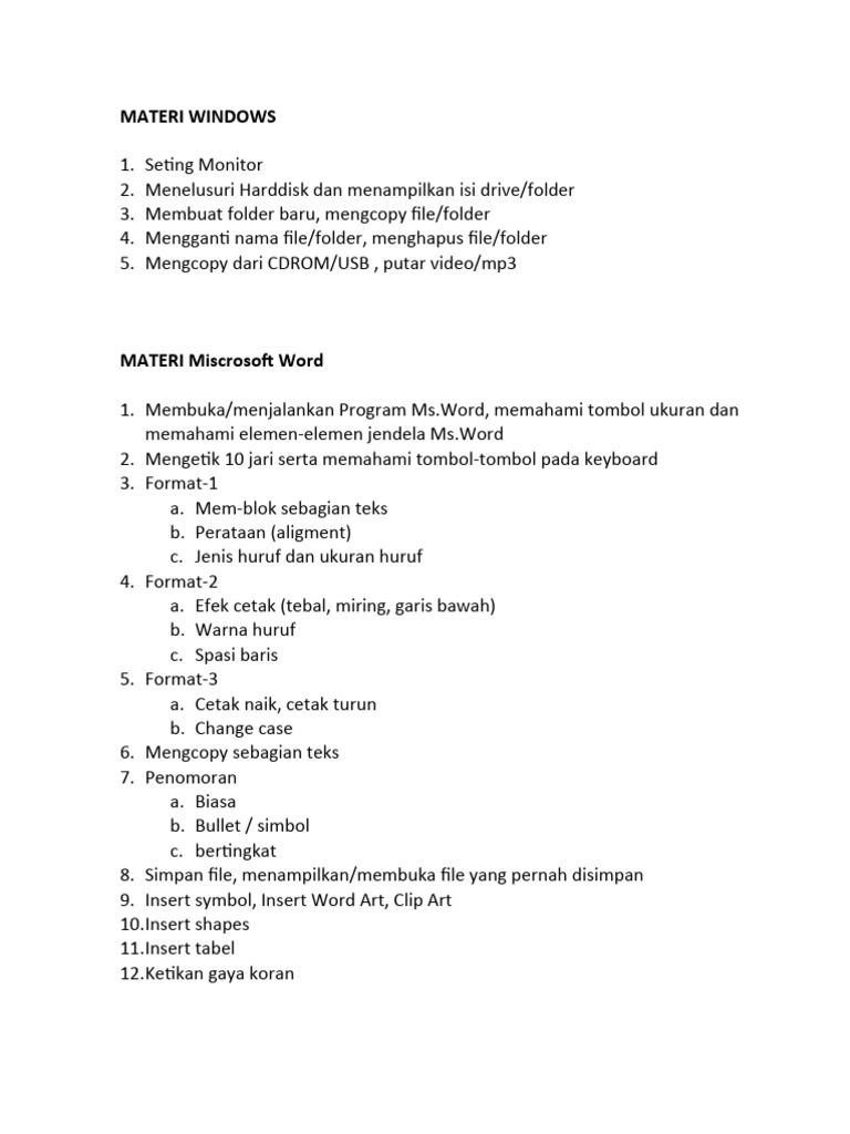 Materi Windows | PDF