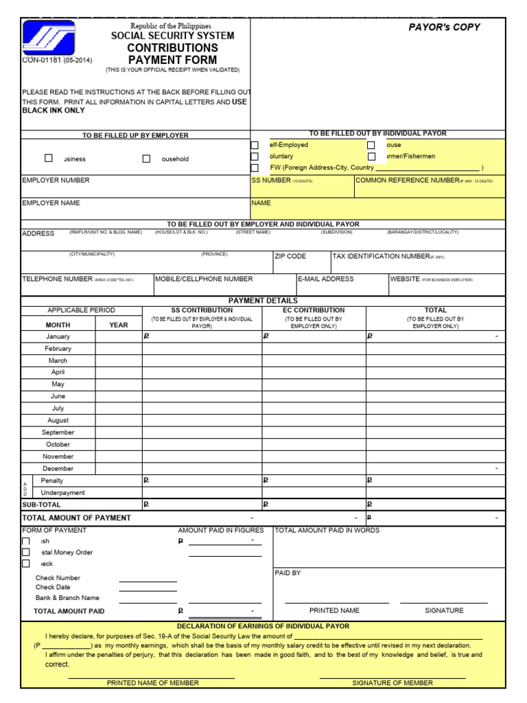 R1A FORM BLANK EXCEL | PDF | Social Security (United States) | Payments
