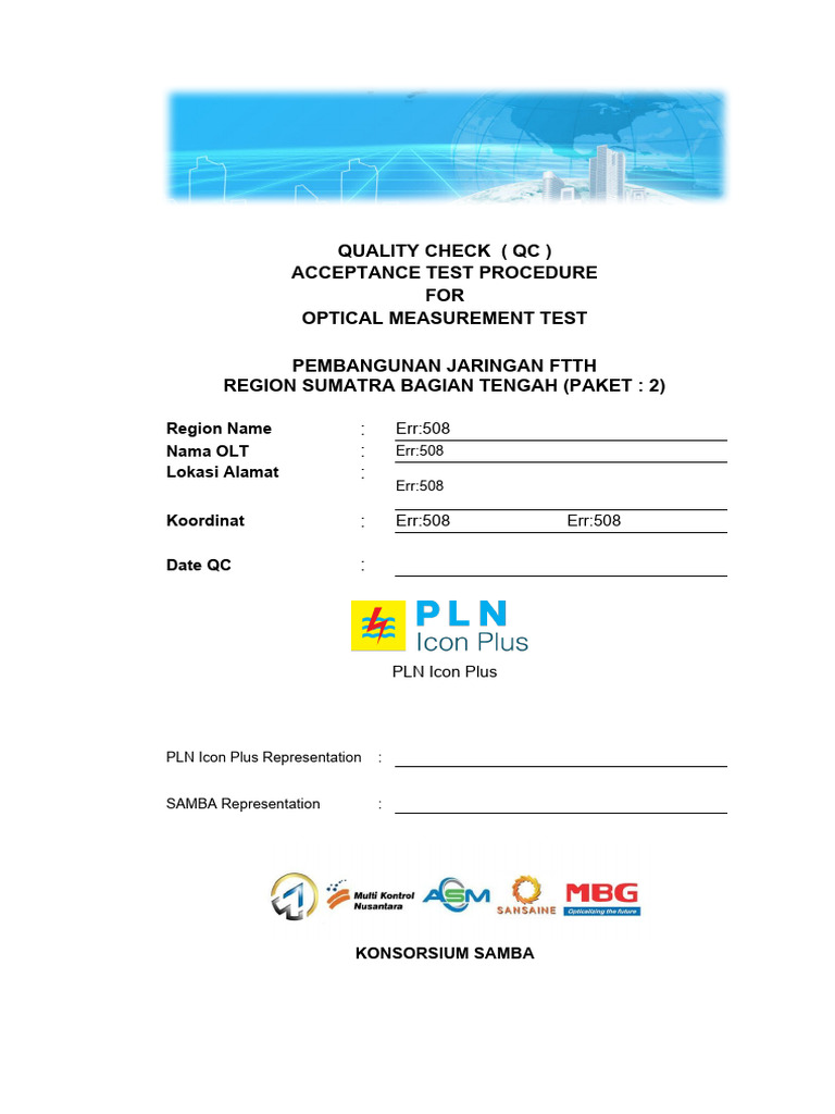 Template OPM FDT RSBT Sumbagteng | Download Free PDF | Atomic ...