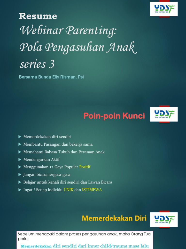 Resume Webinar Series 3 | PDF | Karier & Perkembangan | Pengembangan Diri