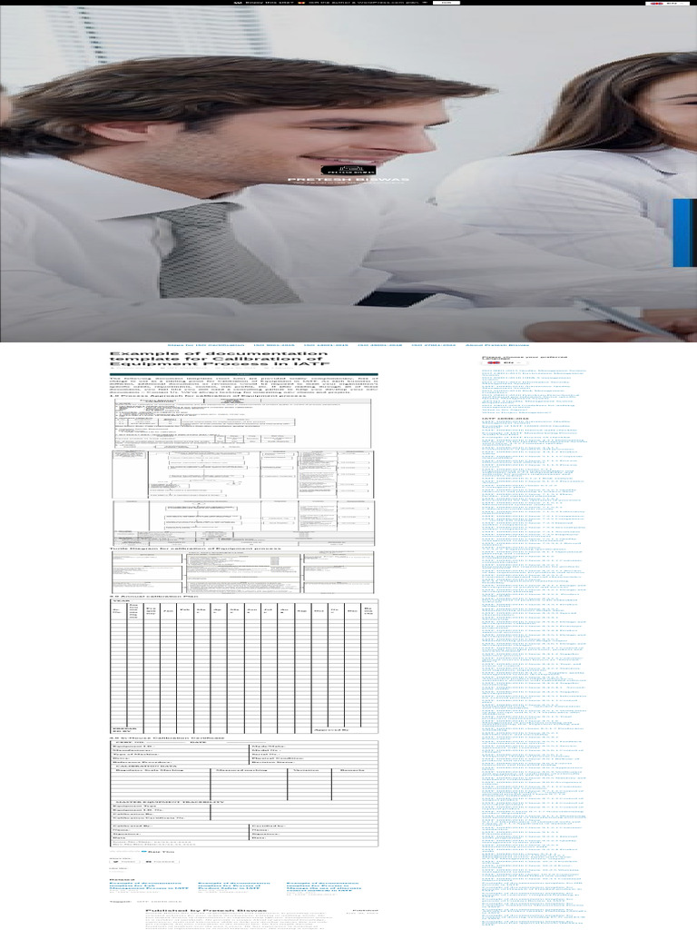 Process For Calibration Pdf Quality Management Calibration