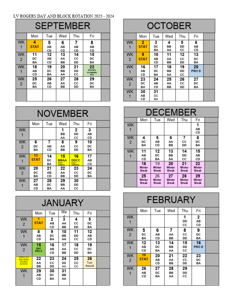 23-24 Block Rotation 2 | PDF