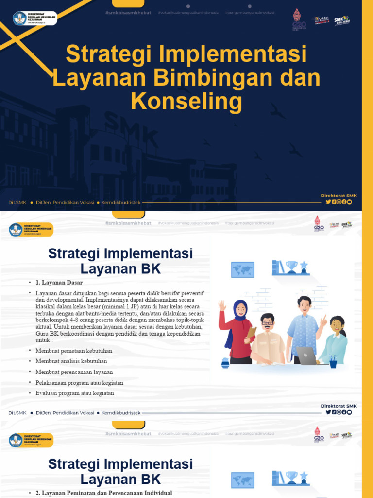Strategi Implementasi Layanan Bimbingan Dan Konseling | PDF