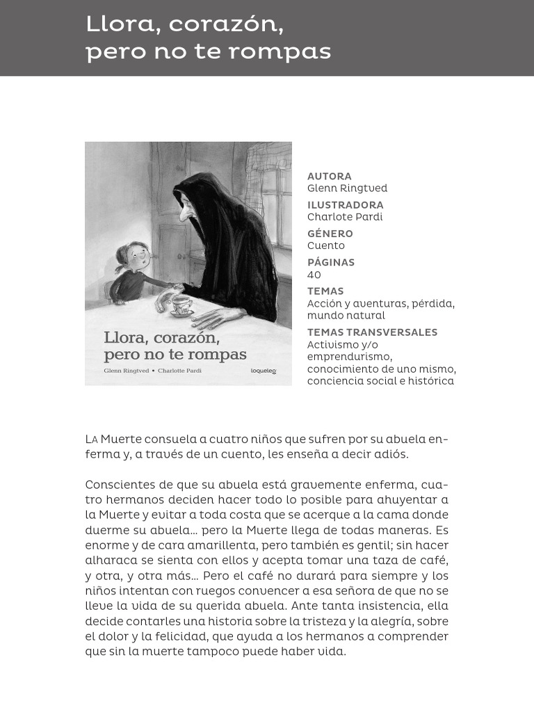Llora, Corazón, Pero No Te Rompas | PDF | Muerte