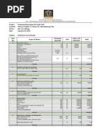 Boq Format For Residential Building | PDF | Concrete | Plumbing
