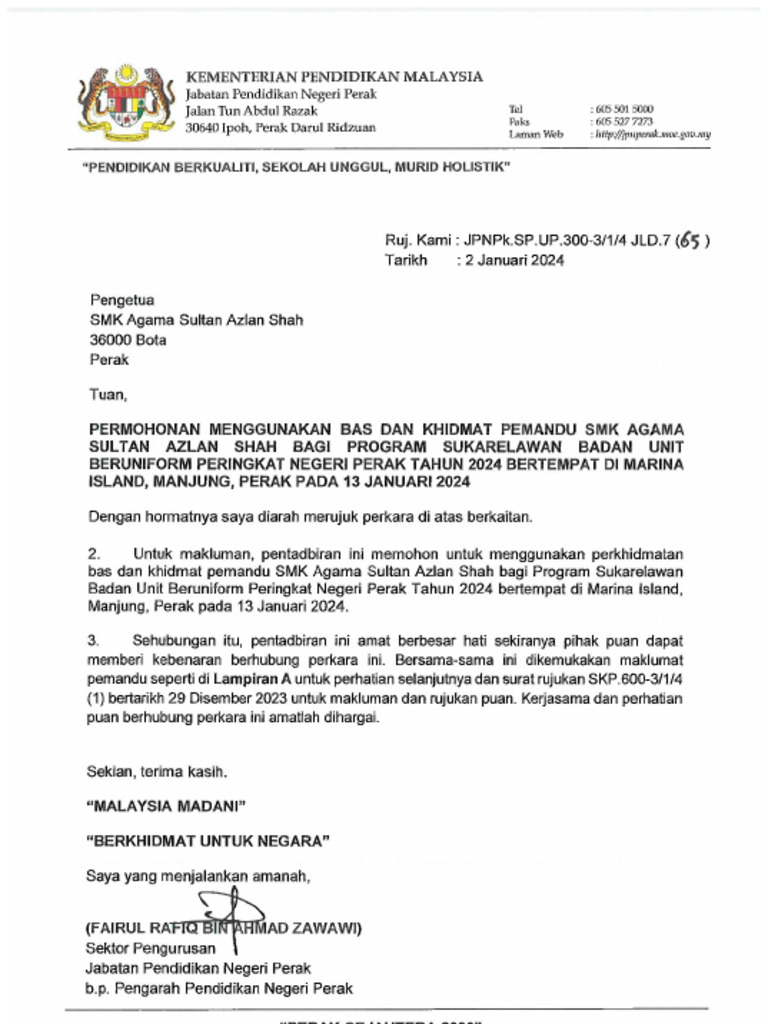 surat smka bota 13 januari 2024 | PDF