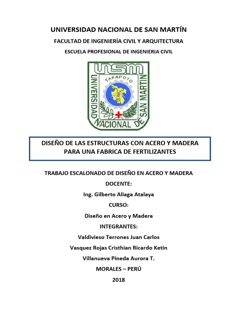 Escalonado Diseño en Acero y Madera | PDF | Braguero | Deformación (ingeniería)
