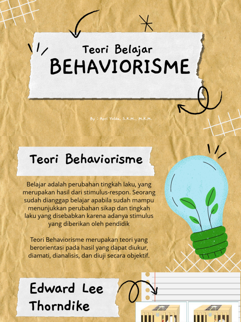 03 Teori Behaviorisme by Apri Yulda | PDF