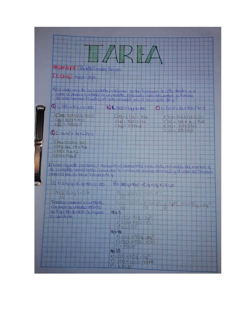 tarea de ecuaciones-comprimido | PDF