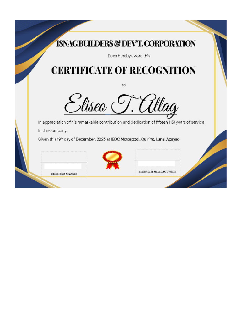 Certificate Sample | PDF